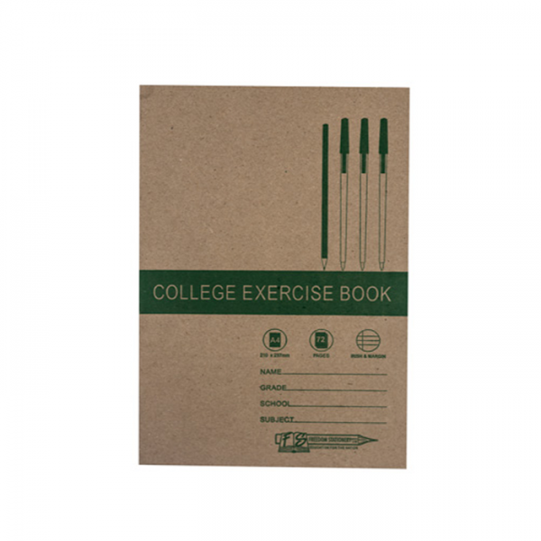 Book A4 Excercise Irish & Margin 72p